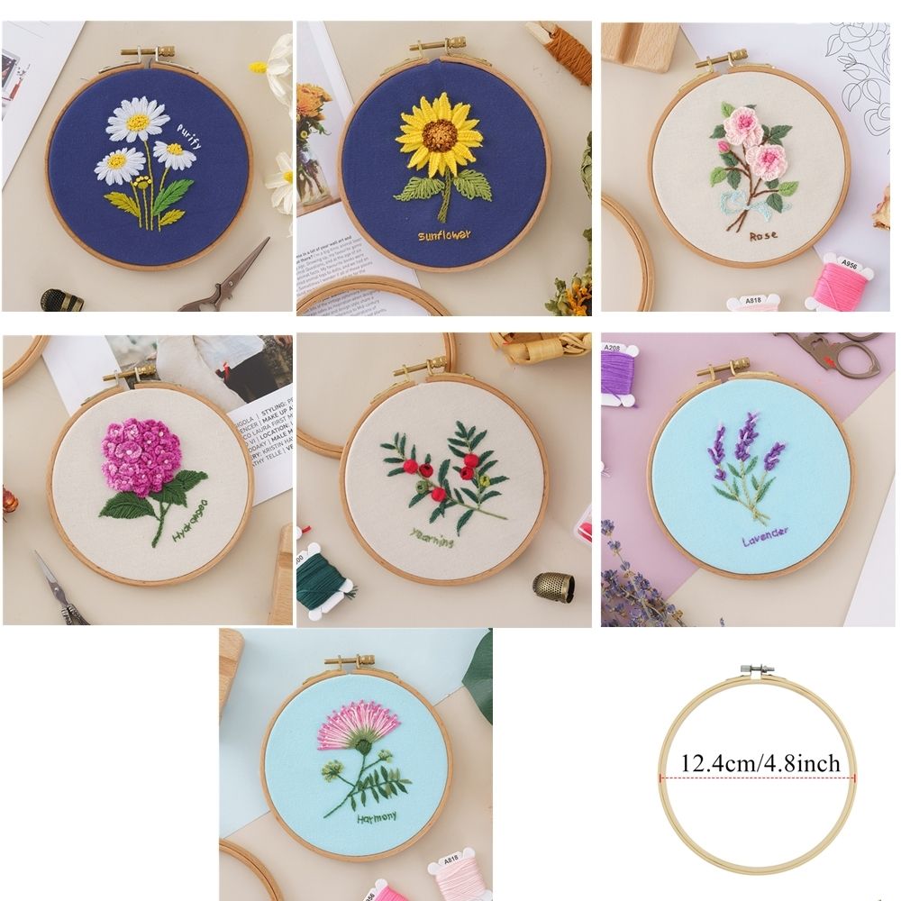 Handmade Sewing accessories Flower Bouquet Series Cross Stitch ...