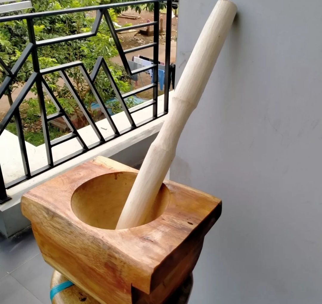ALAT PENUMBUK / ALU LUMPANG KAYU PANJANG 50 CM (Alu saja) | Lazada ...