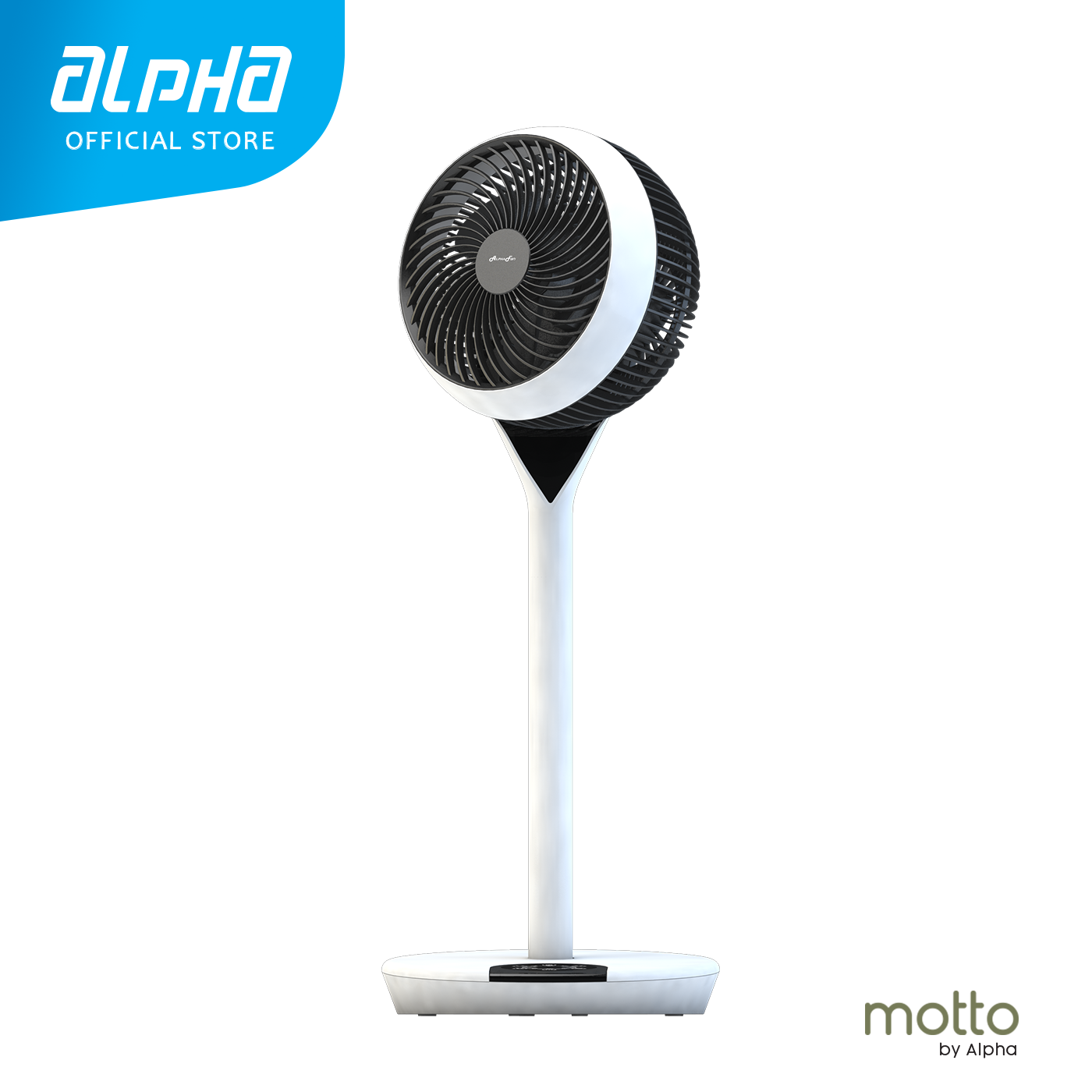 ALPHA Motto - SF360 DC Motor Stand Fan 9 Inch with 3 Blades (12 Speed ...