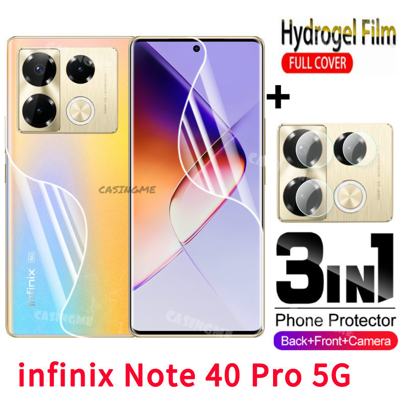 Infinix Note 40 Pro 5G 2024 Hydrogel Film For Infinix Note40Pro Note ...