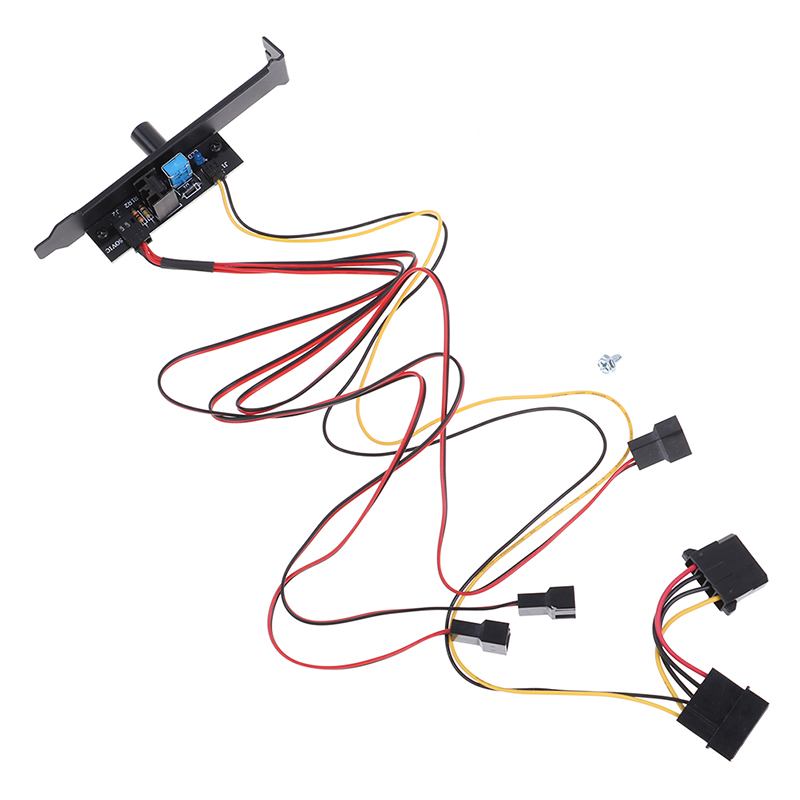 【VogueVenture】3 Channels PC Cooler Cooling Fan Speed Controller For CPU ...