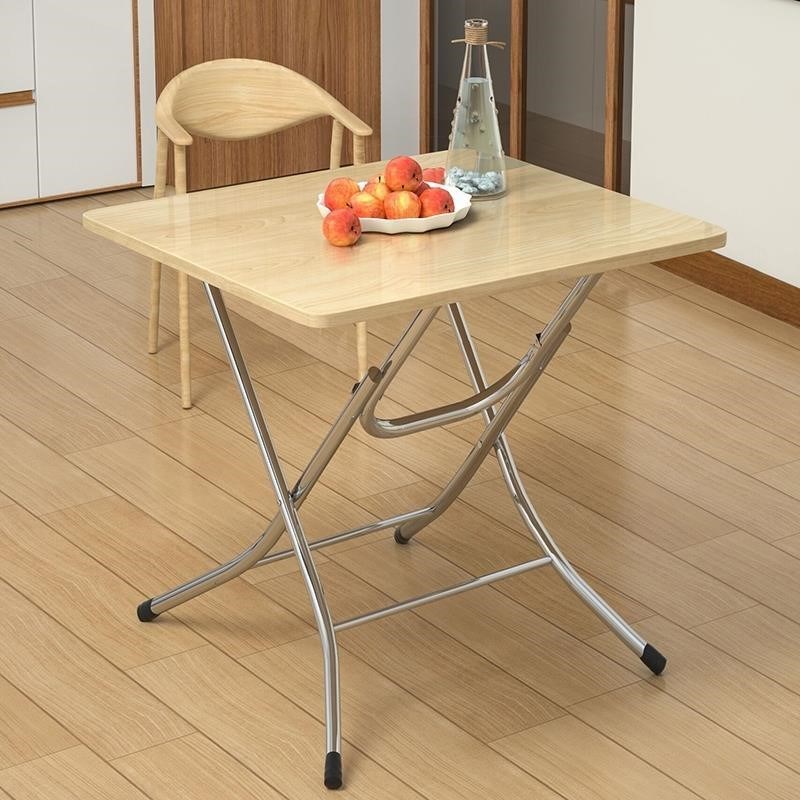 Solid Wood Folding Table Round Folding Meal P Table Hotel Big Table ...