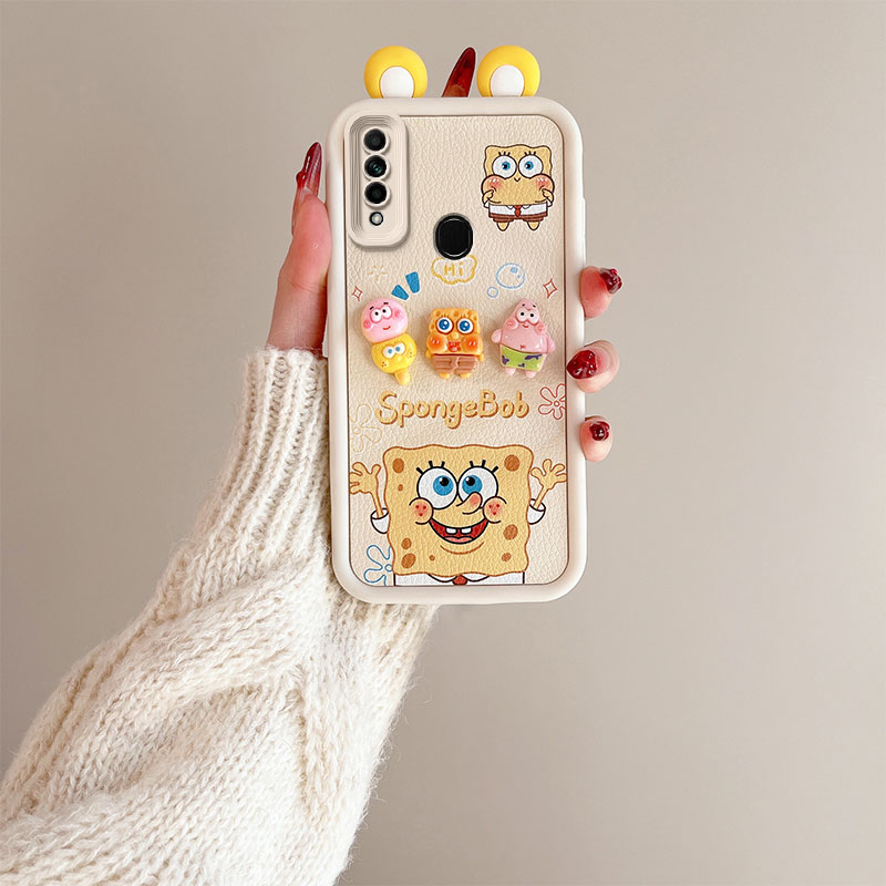 For OPPO A31 Case,Three-dimensional Animal Ear Shockproof Phone Case ...