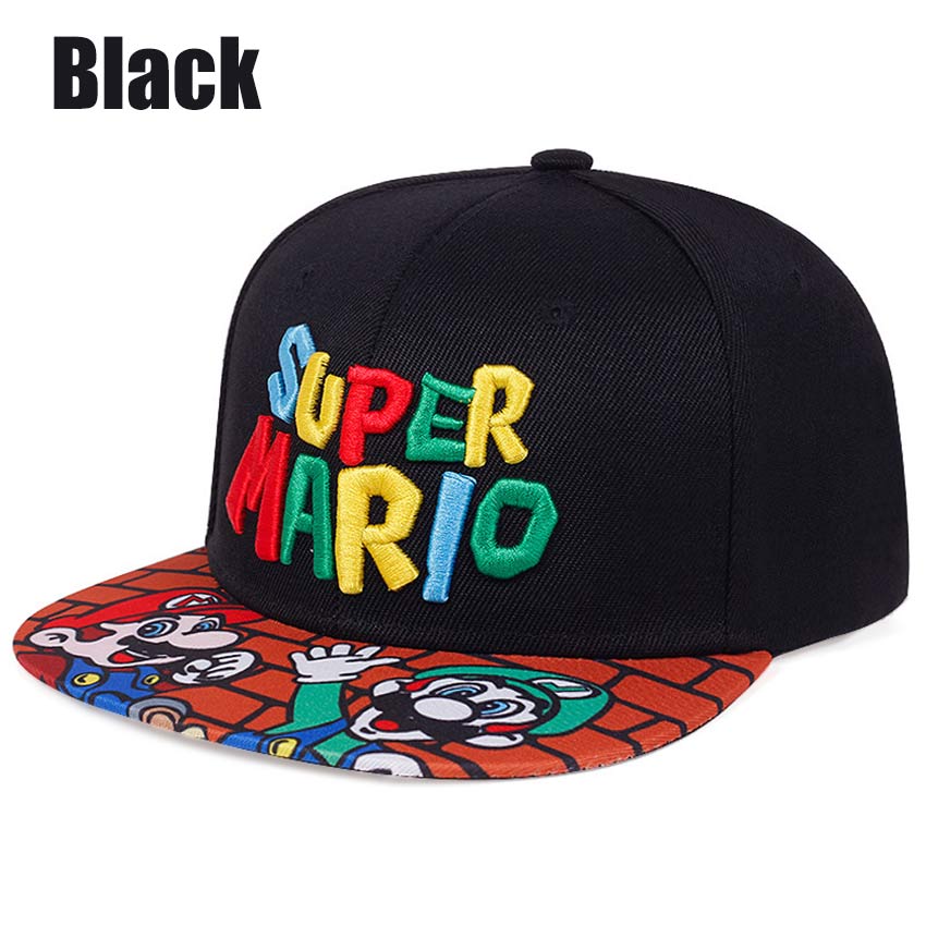 Super Mario Bros Hat Mario Luigi Cap Cosplay Sport Wear Red Green ...