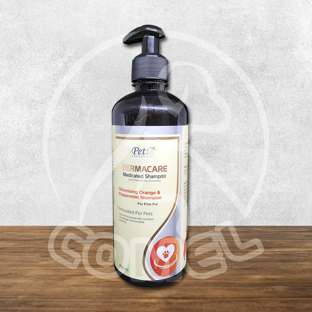 Petto Dermacare Naturally Medicated Shampoo Pet Shampoo 450ml | Lazada