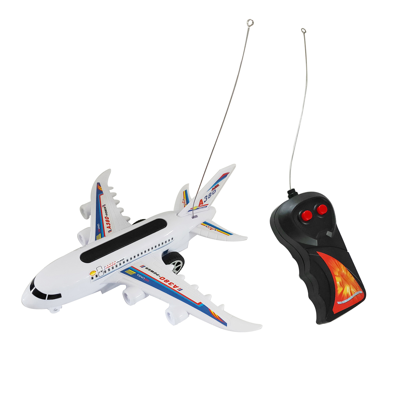 【EcoDealsq】Airplane Toy Remote Control Rotating Electric Creative ...