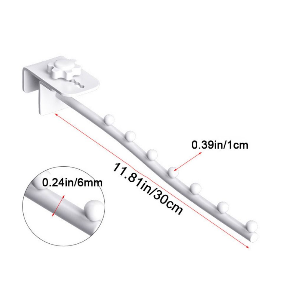 Portable Wall Mount Clothes Hanger Black/White Space Saving Clothes ...