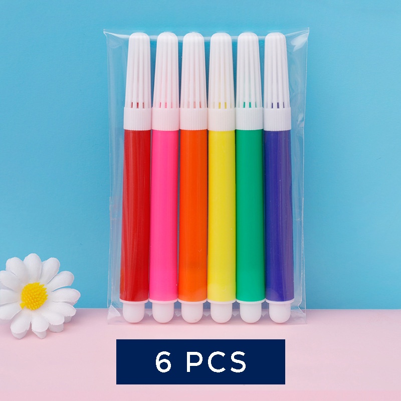 INSTANT COLORING 💖 12 Colors Mini Watercolor Pen Set Children Kids ...