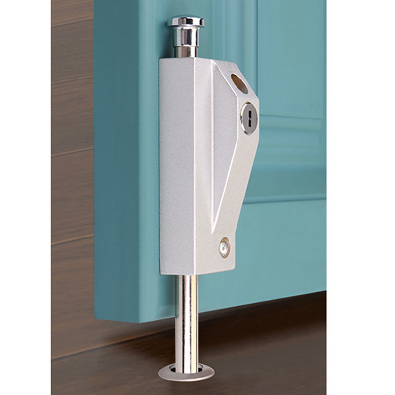 Sliding Door Lock for Window Glass Patio Doors Silver Auxiliary ...