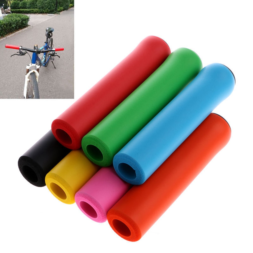 1Pair Silicone Cycling Bicycle Grips Outdoor MTB Mountain Bike ...