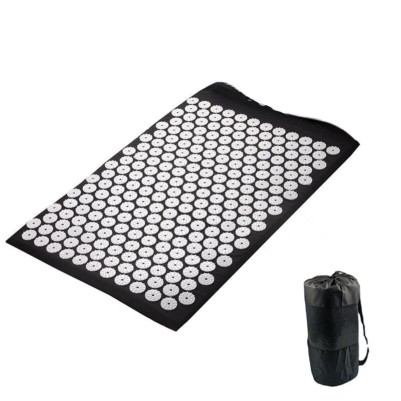 Massage Yoga Mat Acupressure Relieve Stress Back Body Pain Spike Mat ...