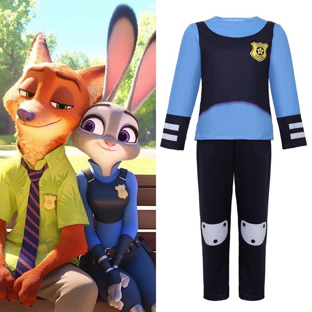 Movie Character Zoo-topia Children Judy Cosplay Costume Judy Bunny ...