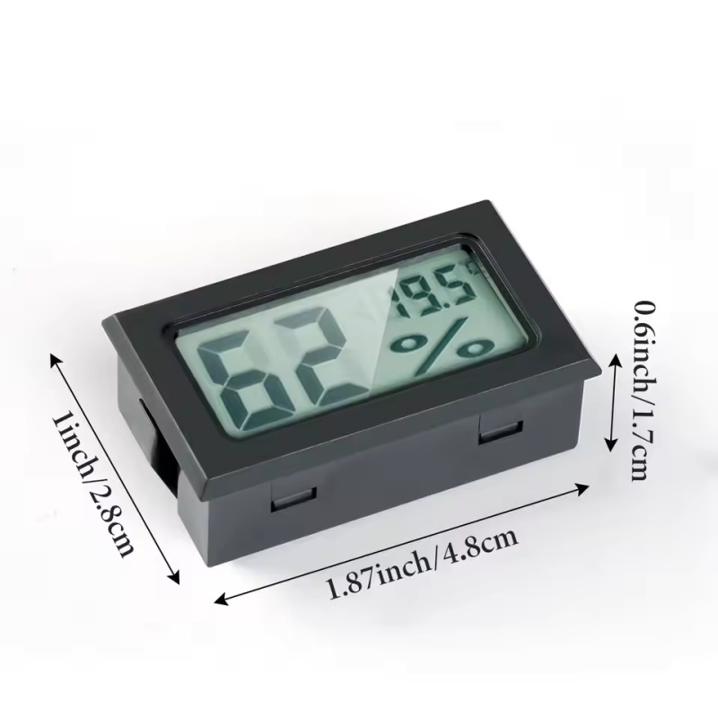6/4/2pcs Mini Digital Hygrometer Gauge , Temperature Humidity Meter for ...