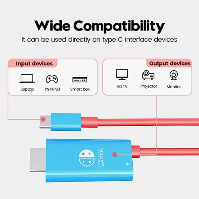 【Big-promotion】 Portable Switch Dock USB Type C to HDMI Conversion ...