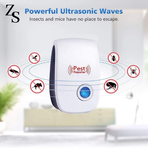 Ultrasonic Pest Repeller, Electronic Plug in Sonic Repellent pest ...