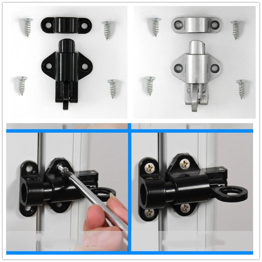 【TopazTrove】1Pc Door Latch Aluminium Alloy Sprung Attic Loft Ceiling ...