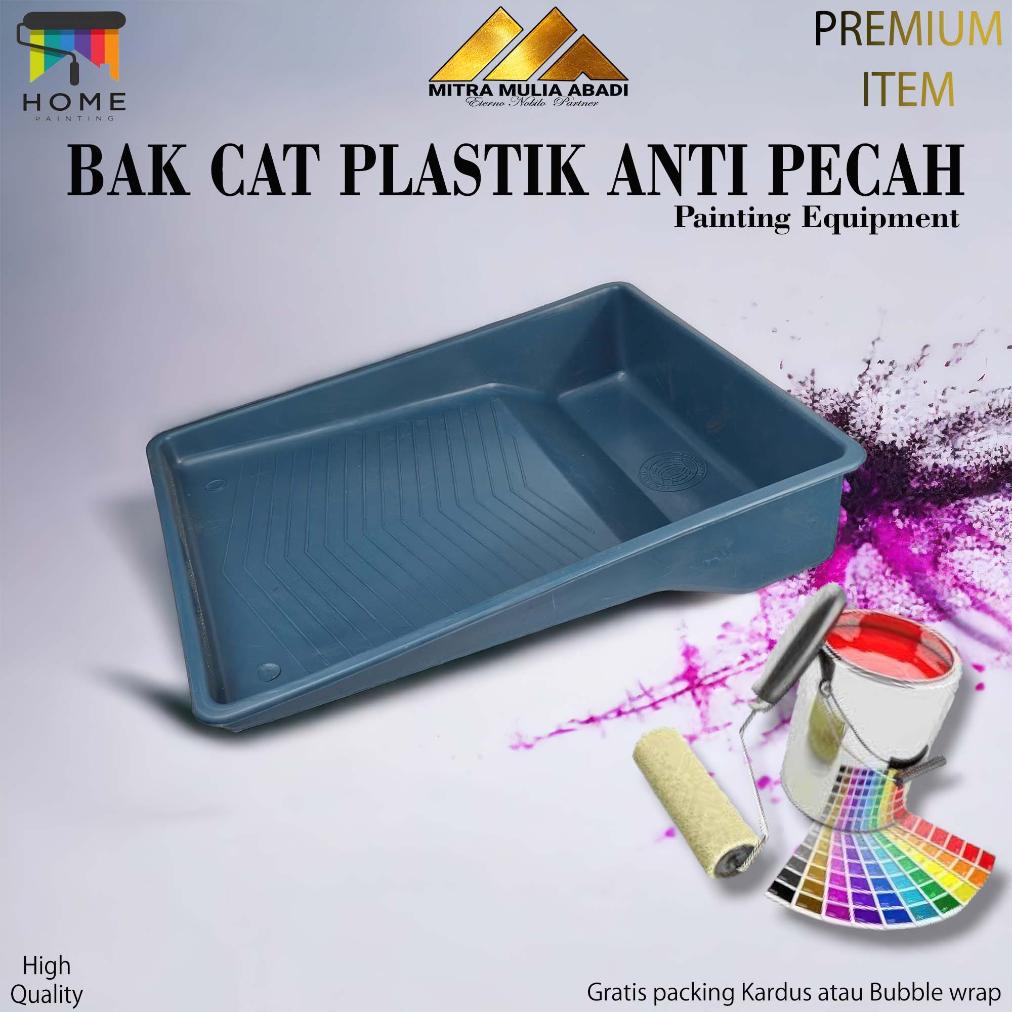 Bak Cat Plastik Tebal Anti Pecah / Bak Cat Roll Plastik Anti Pecah ...