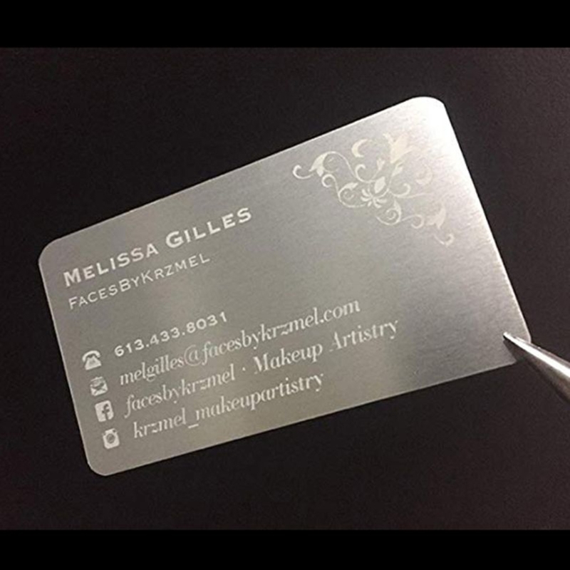 【Hottest Trends】50pcs Blank Sublimation Metal Name Card Custom Blank ...