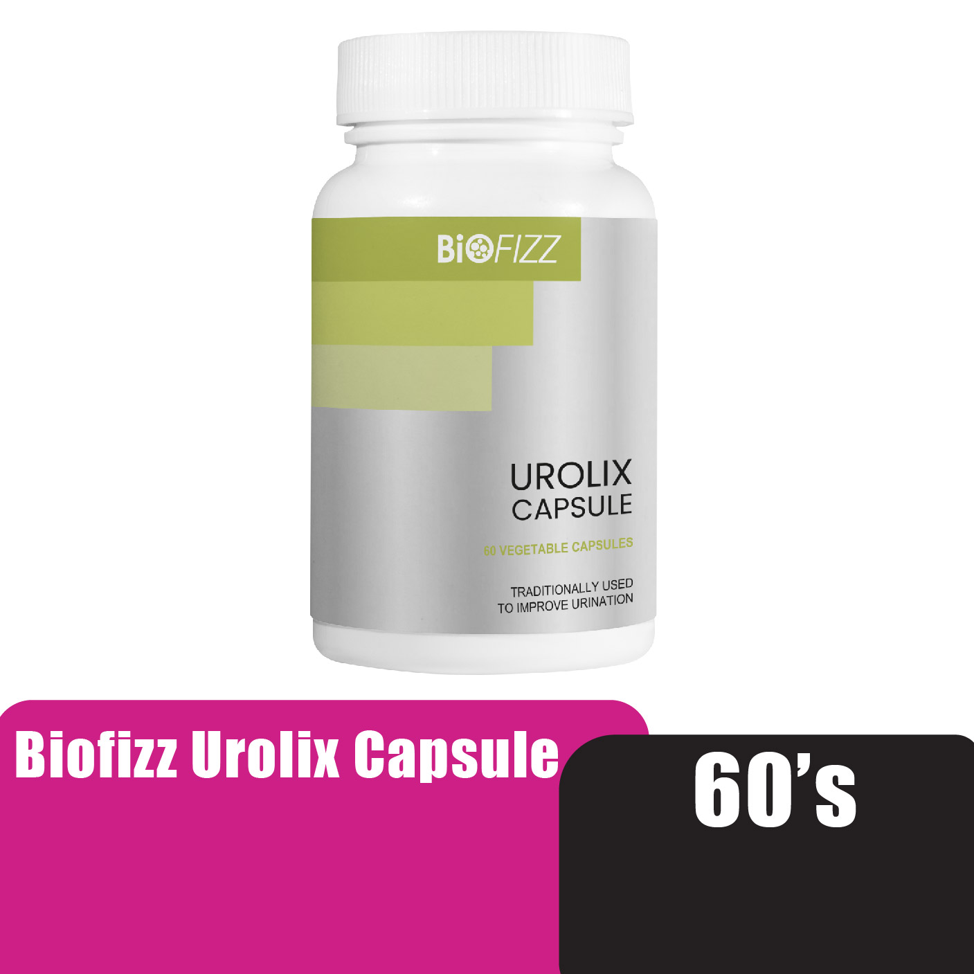BIOFIZZ Urolix Capsule 60'S Cranberry Supplement Urinary Tract ...