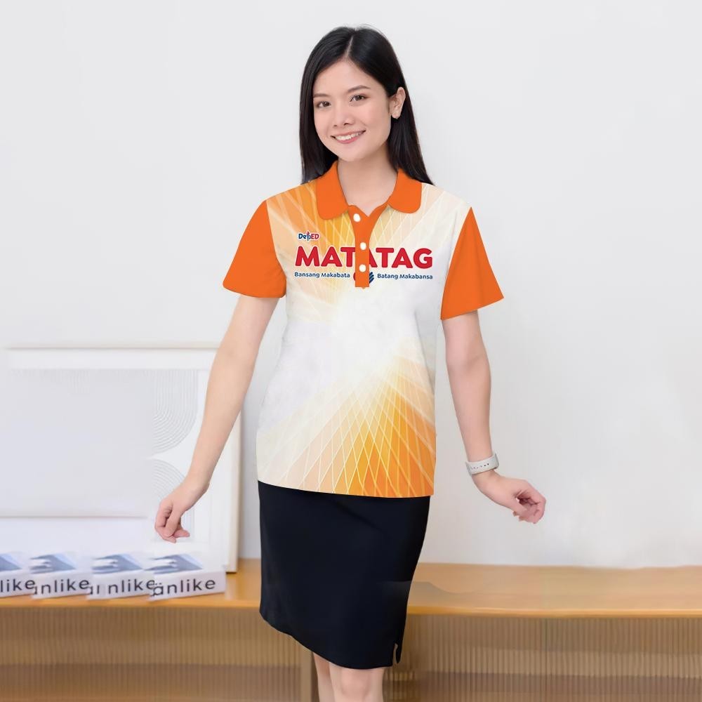 DEPED MATATAG POLO UNIFORM SUBLIMATION POLO-Shirt FOR WOMEN AND Men ...