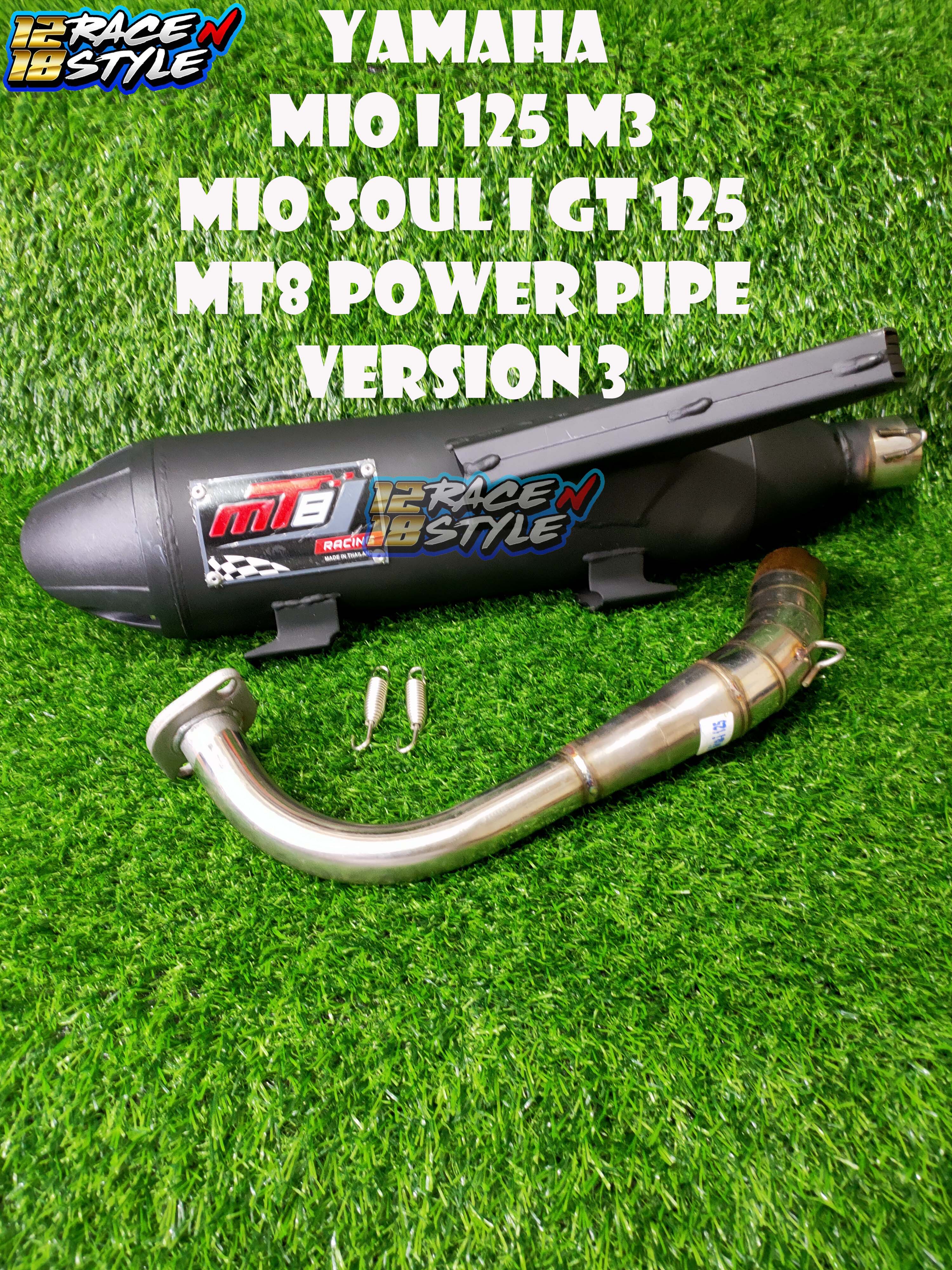 MT8 PIPE YAMAHA MIO i 125 / MIO SOUL i GT / MIO GEAR 125 / GRAVIS ...
