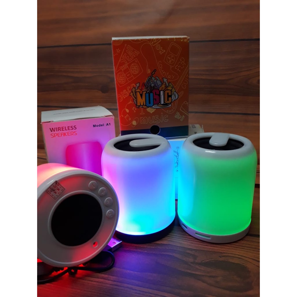 SPEAKER A1 mini Smart Touch Lamp Bluetooth Speaker Lampu Bunglon ...
