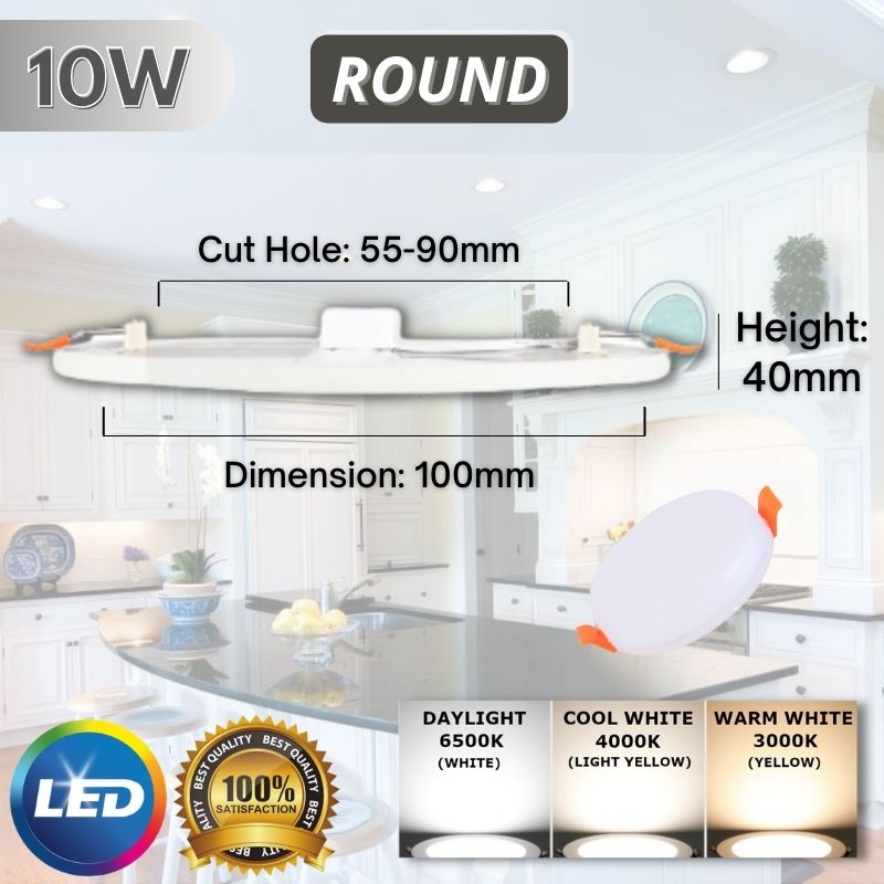 [High Quality] LED DOWNLIGHT ADJUSTABLE SPRING RECESSED CEILING LIGHT ...