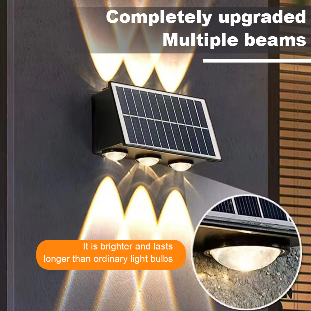 LED Outdoor Spot Rust Proof Solar Powered Fence Lights Wear Resist ...