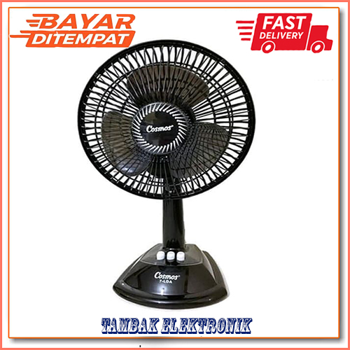 COSMOS 09 LDA Desk Fan Kipas Angin Duduk 9 inch warna Hitam | Lazada ...