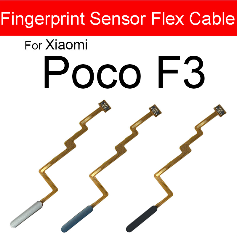 NEW Fingerprint Snesor Flex Cable For Xiaomi Poco X3 Pro F3 Pro M3 Pro ...
