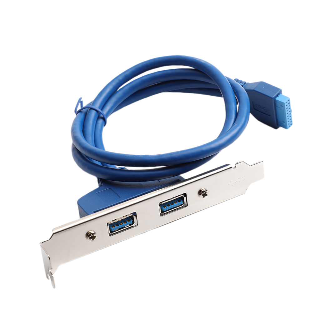 【Bestselling Product】 Profile USB 3.0 PCI Panel Bracket to 20Pin Cable ...