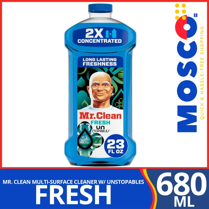 MR. CLEAN Multi-Surface Cleaner Unstopables Fresh 680ml | Lazada PH
