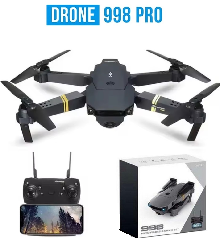 Foldable 998 Pro Drone with Dual Camera - Mini Drone for Capturing ...