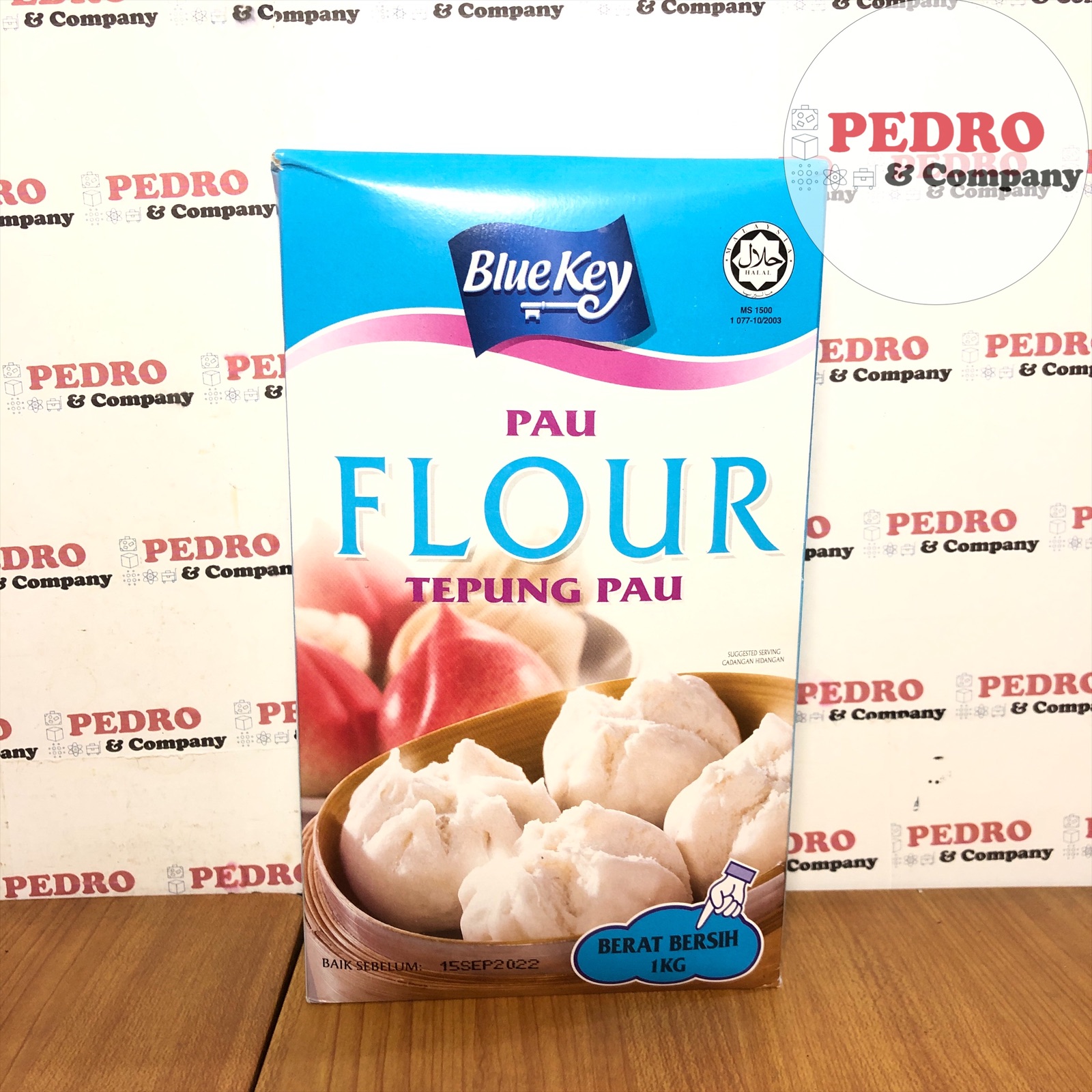 Bluekey tepung pau 1 kg - blue key pao flour BAKPAO bakpao roti ...