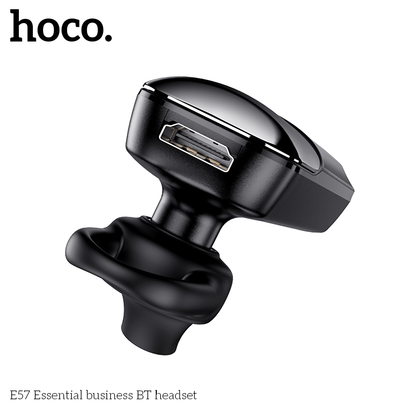 HOCO E57 หูฟังบลูทูธ หูฟังสมอลทอล์คจิ๋ว หูฟังไร้สายข้างเดียว มีไมค์ Essential Wireless headset ...