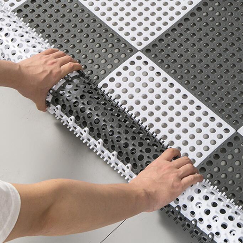Bathroom 5PCS Non-Slip 30 x 30cm Floor Mat Home Bath Shower Room Floor ...