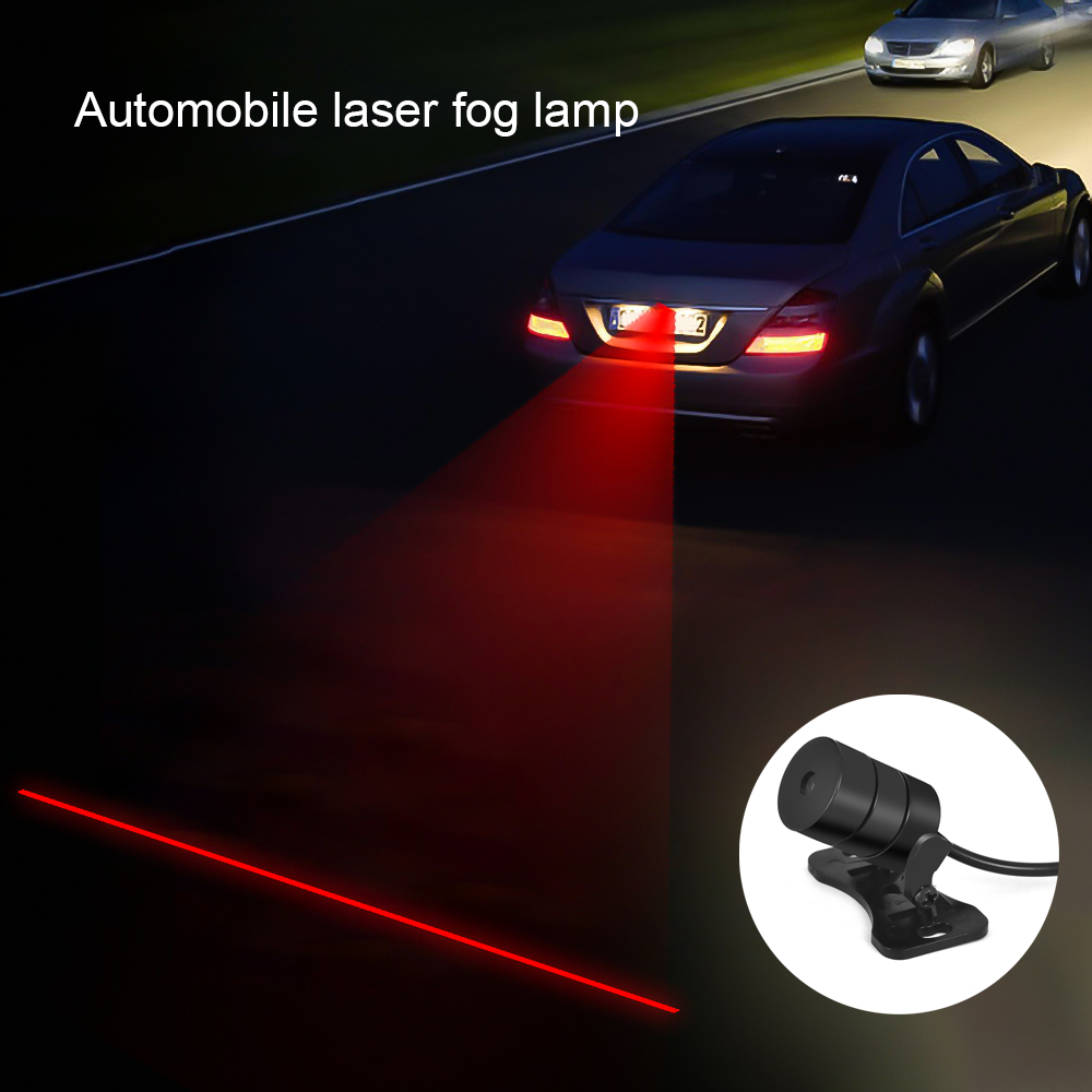 Car Anti-collision Laser Fog Light Automobile Anti Rear-end Tail Warning Light Parking Stop ...