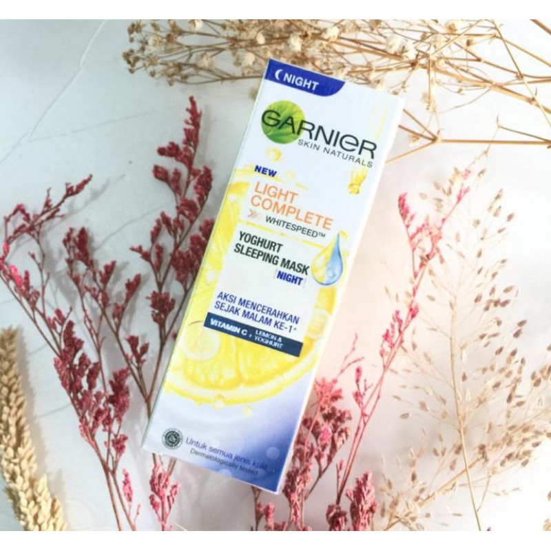GARNIER Bright Complete Vitamin C Yoghurt Sleeping Mask Night | 50ml ...