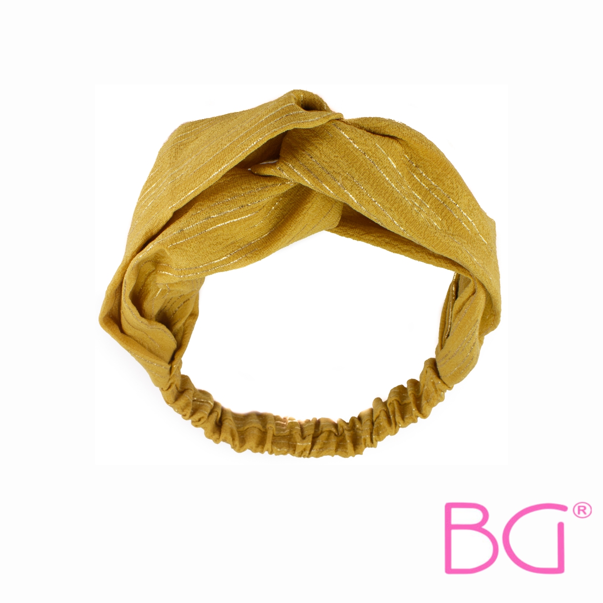 BROADWAY GEMS Hair Turban Overlap Design (Gold Lines)(TU30926-6 ...