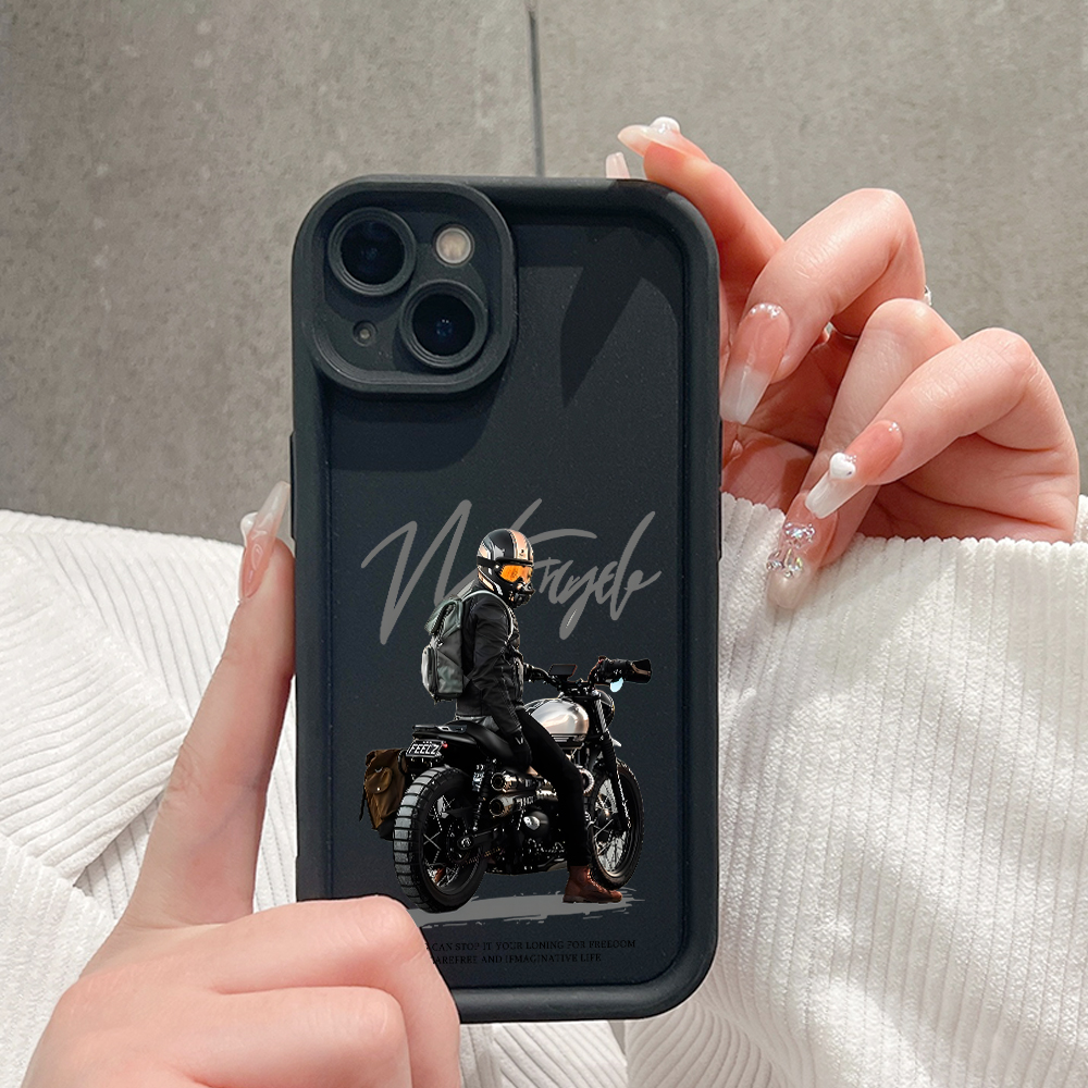 AMORVOR for Realme C75 Back Cover Motorcycle rider Fashionable Soft ...