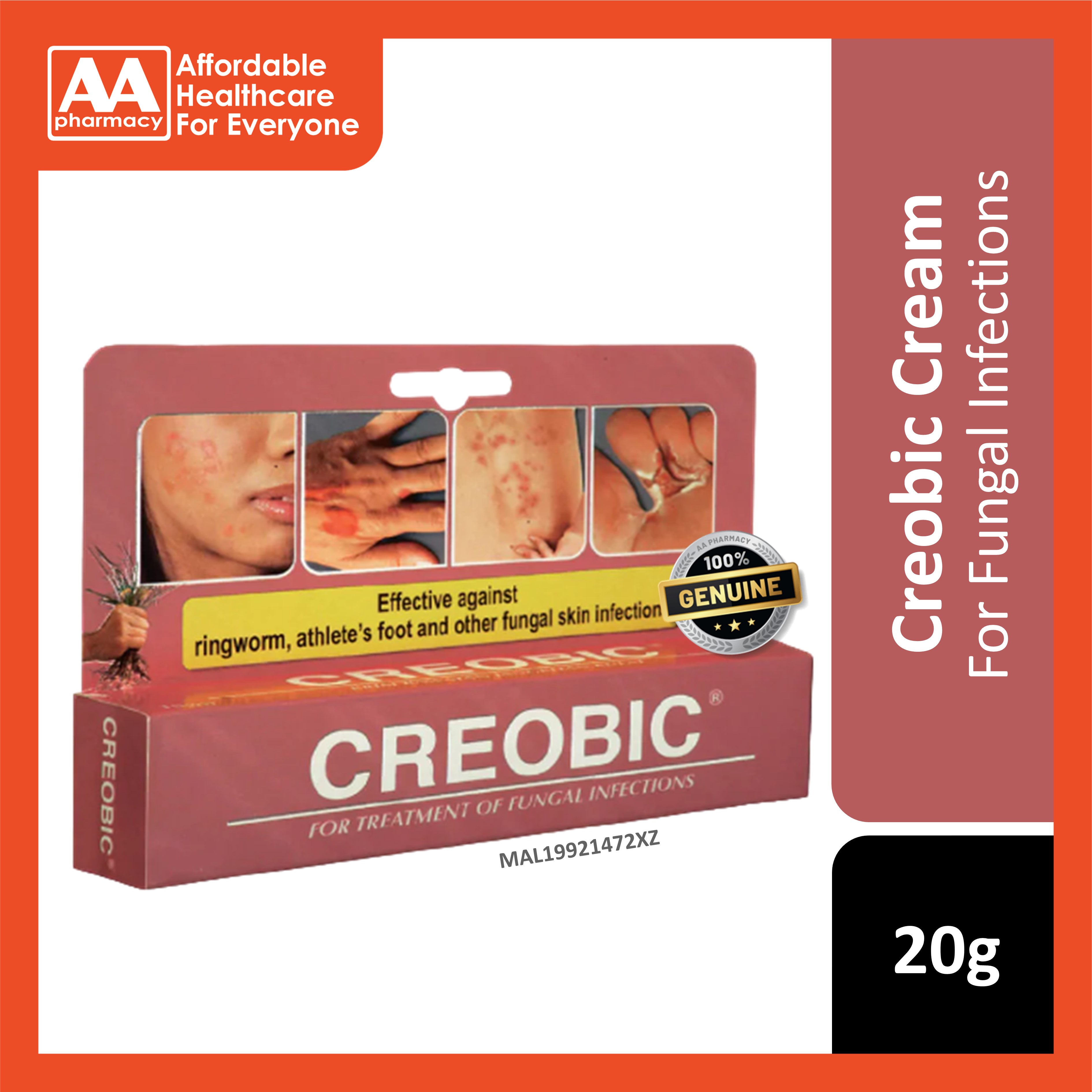 Creobic Cream (Antifungal) - 10g/20g | Lazada