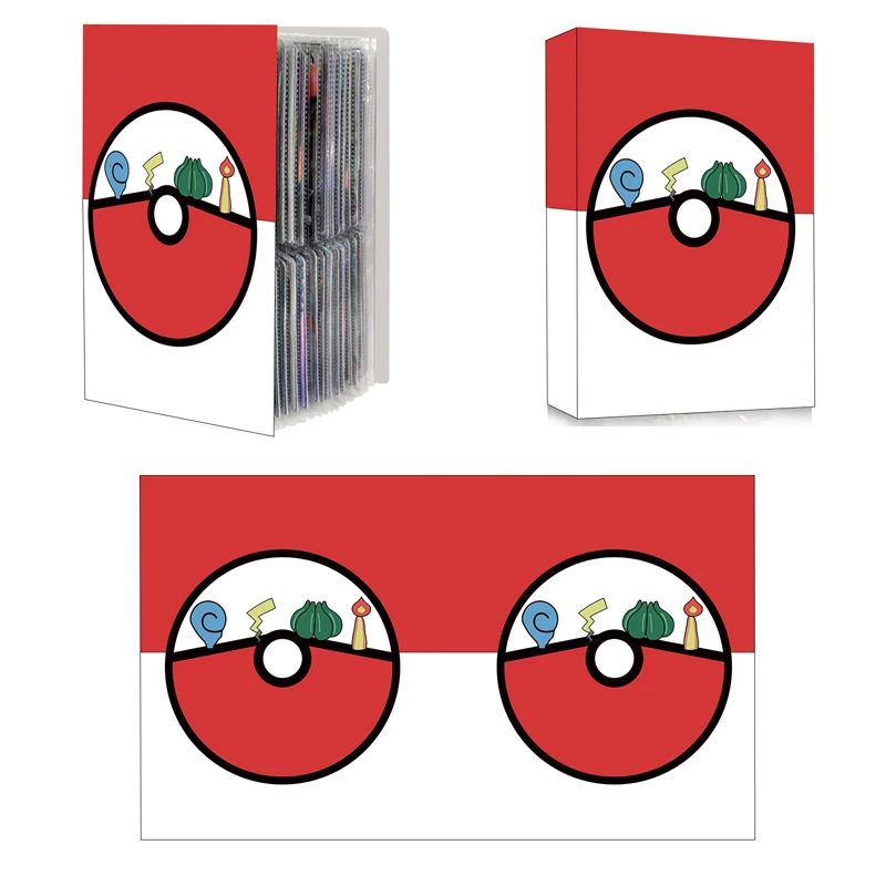 240PCS Pokemon Album Cards Album Book Cartoon Anime Charmander Pikachu ...