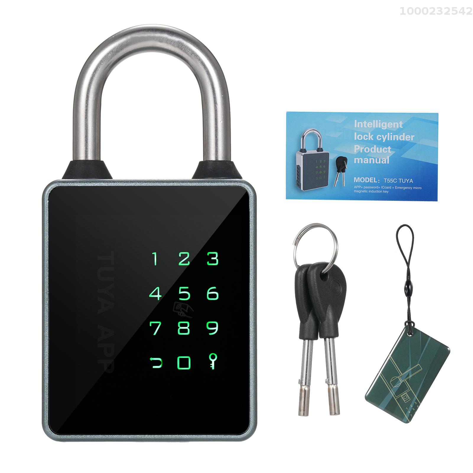 Tuya Bluetooth APP Smart Lock with Card Unlock for Doors Waterproof ...