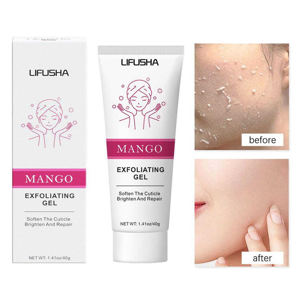 LIFUSHA Mango Exfoliating Gel Cream Face Exfoliators Brighten Repair ...