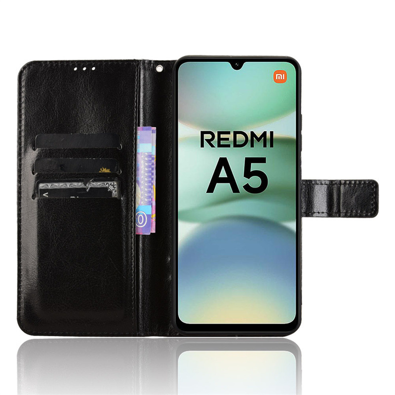 Xiaomi Redmi A5 4G(173.4mm) Leather Phone Case,Flip Wallet Phone Case ...
