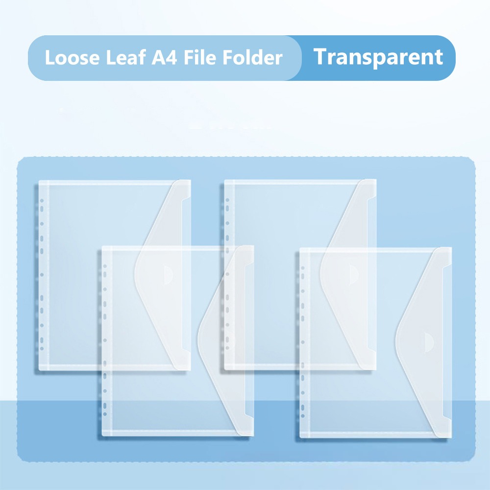 Simple Straps Design A4 File Folder Hard Cover Detachable Test Paper ...