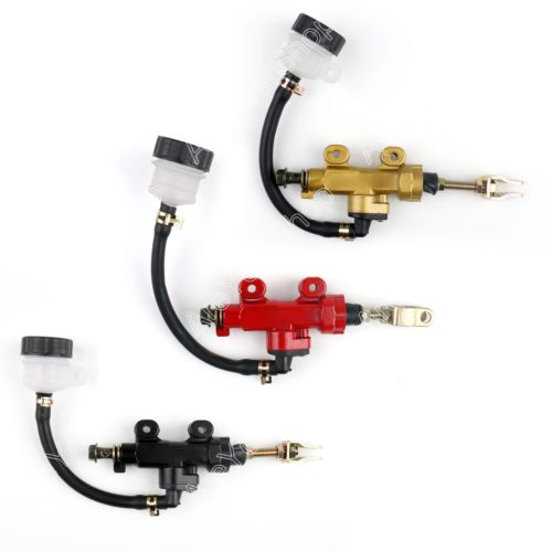 Motorcycle Universal New Rear Master Cylinder Hydraulic Brake Pump ...
