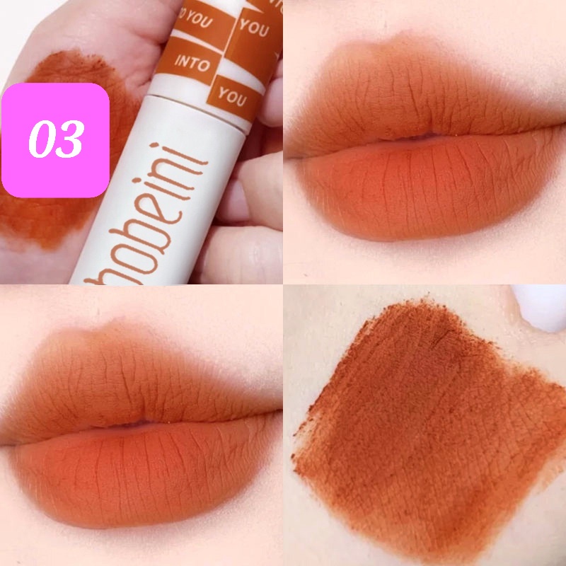 Bobeini Matte velvet lip mud waterproof and sweat proof lip glaze ...
