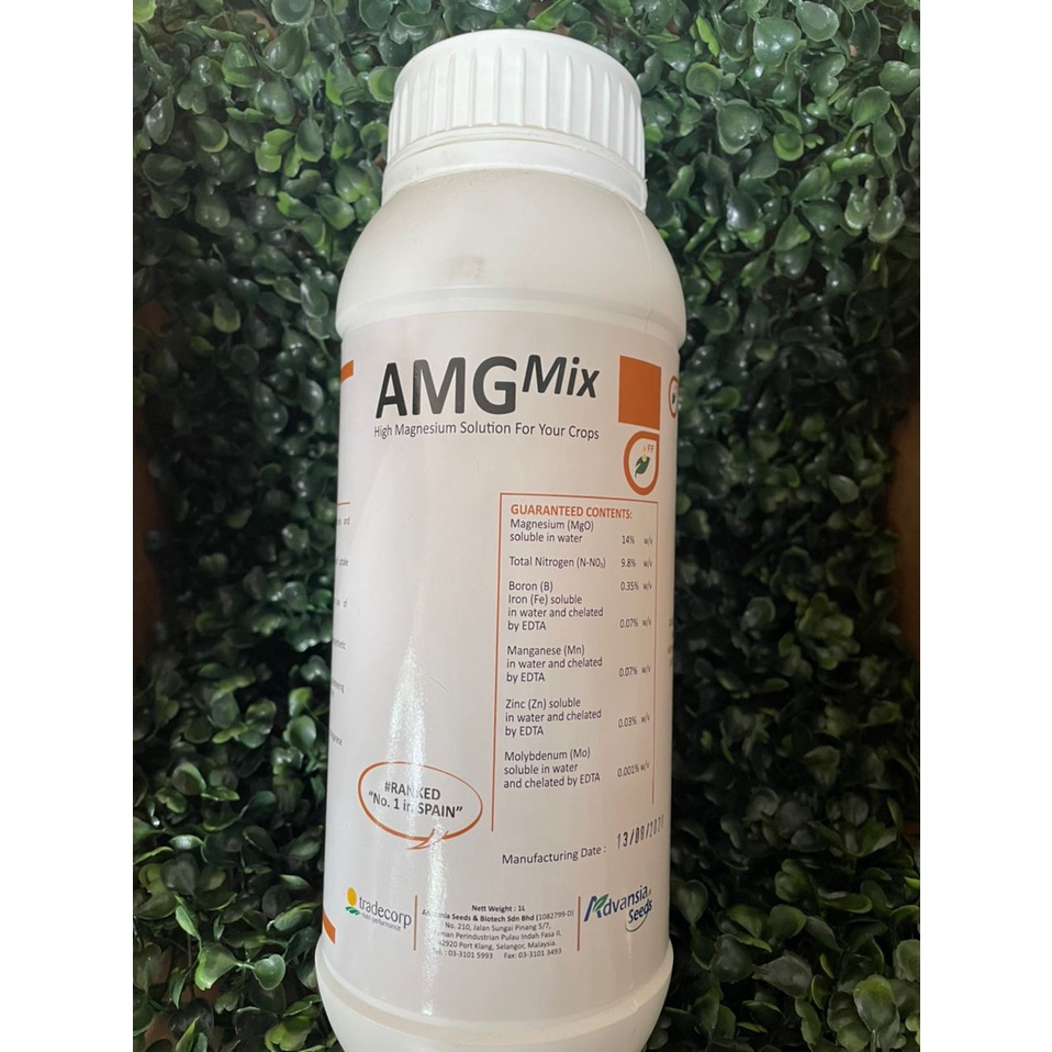 AMG Mix *Foliar* | High Magnesium Solution For Your Crops (1L) | Lazada