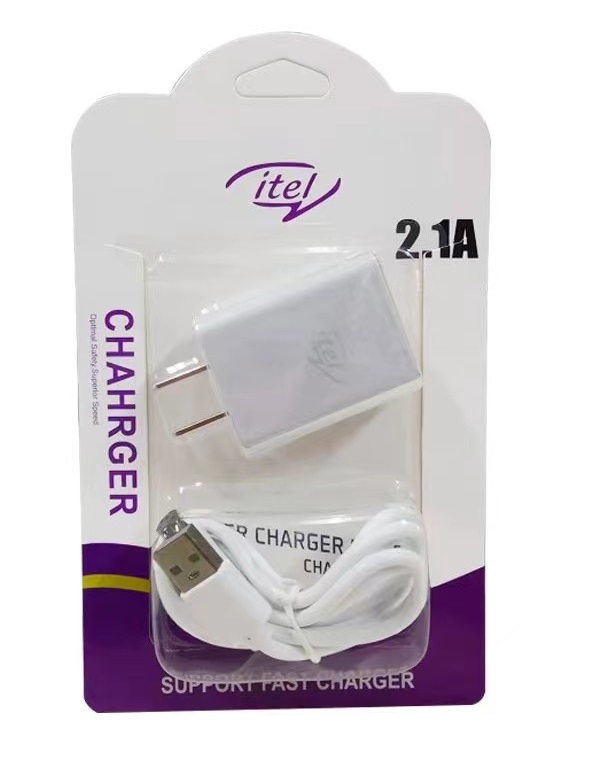 ITEL Fast Charger with Cable USB Data Cable Micro USB V8 for Android ...
